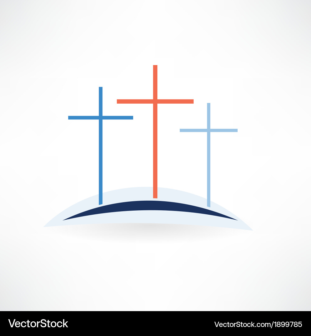 Crosses & Faith Icon Royalty Free Vector Image