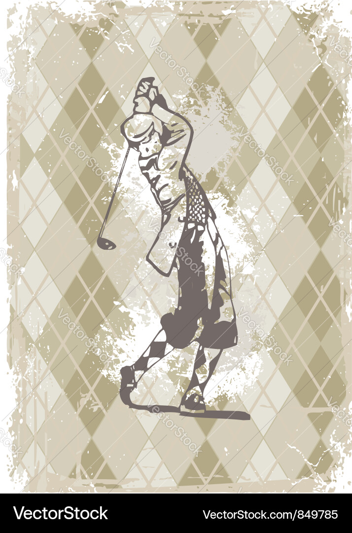 Golf sport Royalty Free Vector Image - VectorStock