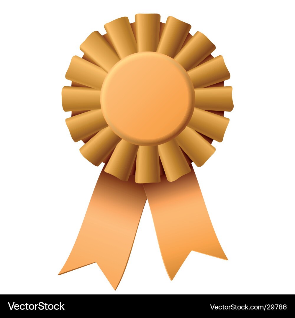 Award ribbon Royalty Free Vector Image - VectorStock