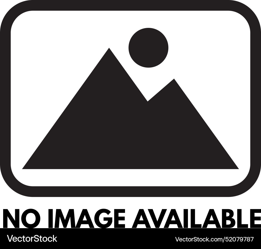 No image available icon isolated on white Vector Image
