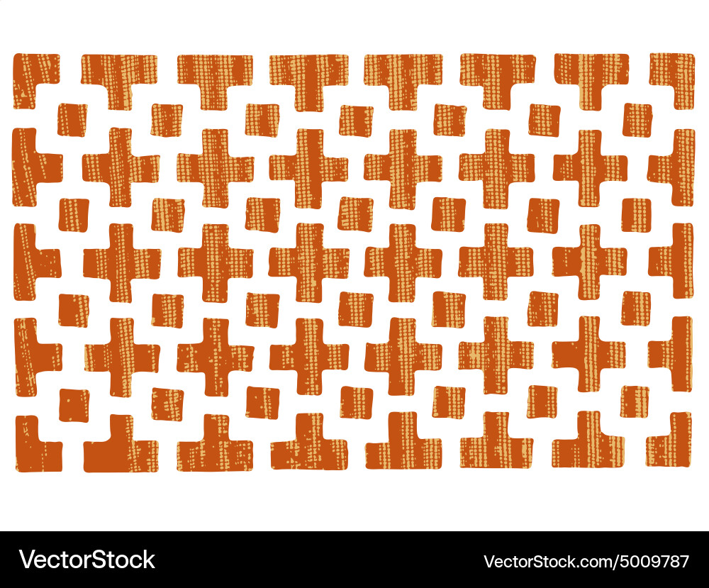 Patterned grating Royalty Free Vector Image - VectorStock