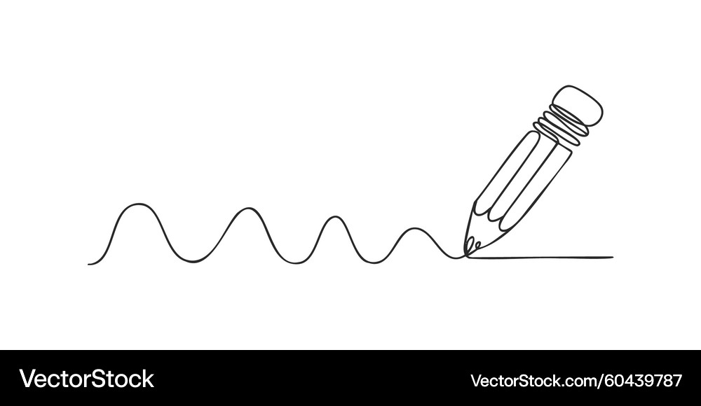 Pencil Drawing Lines – Royalty-Free Vector | VectorStock