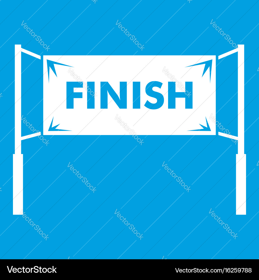 Race Finish Line Gates Royalty Free Vector Image