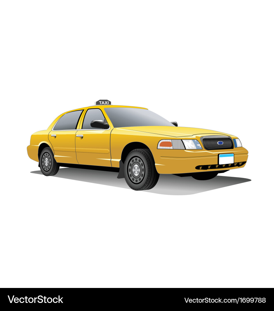 Taxi Royalty Free Vector Image - VectorStock