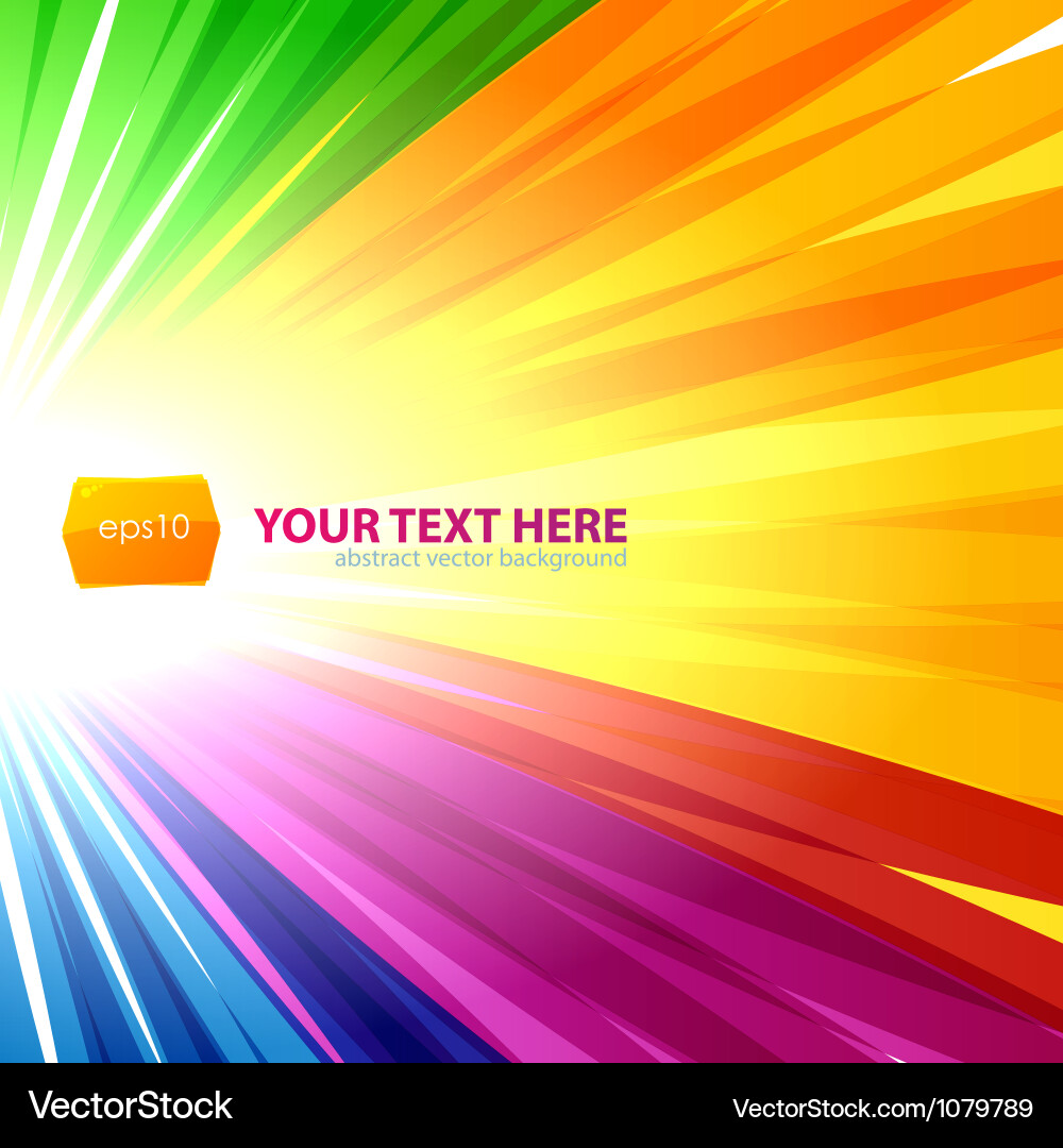 Rainbow lines background Royalty Free Vector Image
