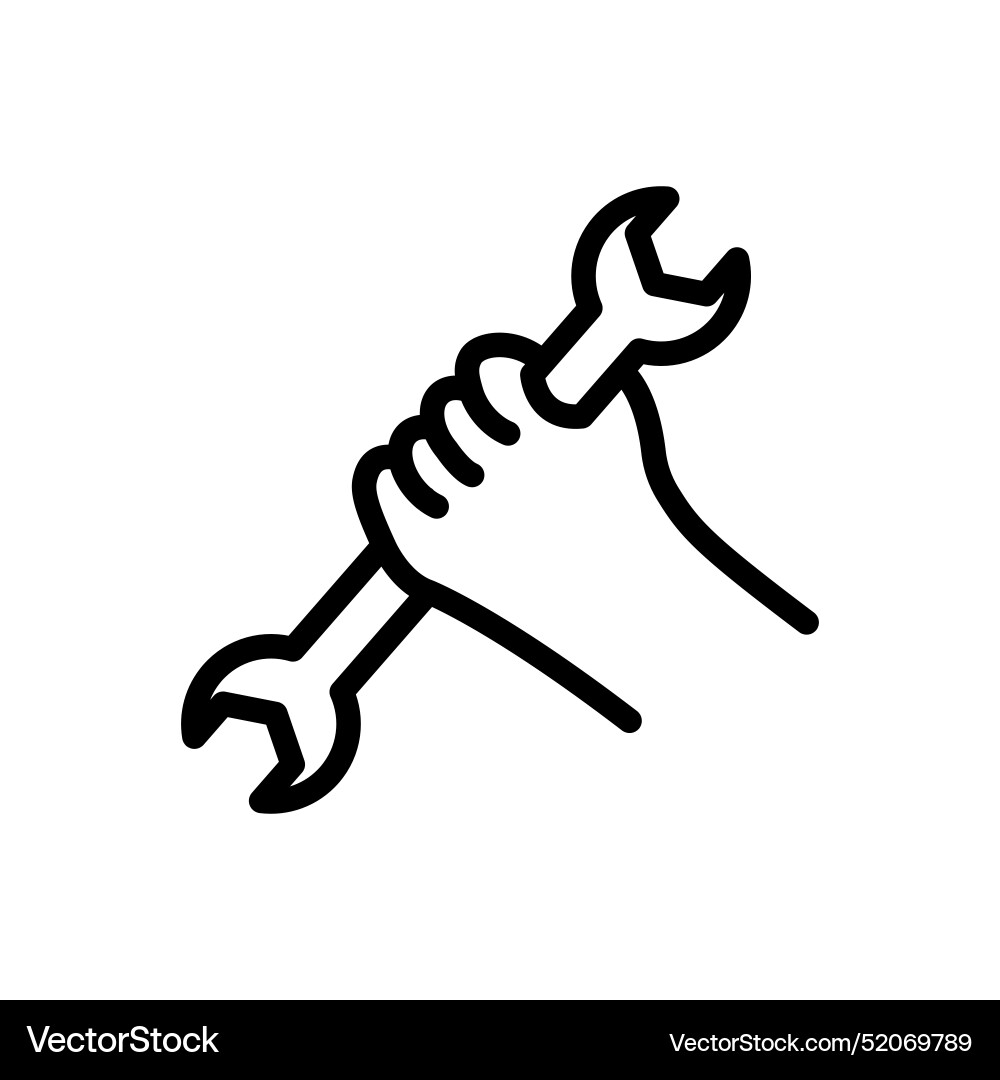 Repair icon for maintenance and diy projects Vector Image