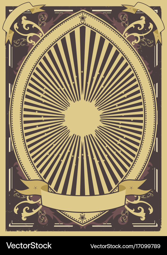 Vintage poster background Royalty Free Vector Image