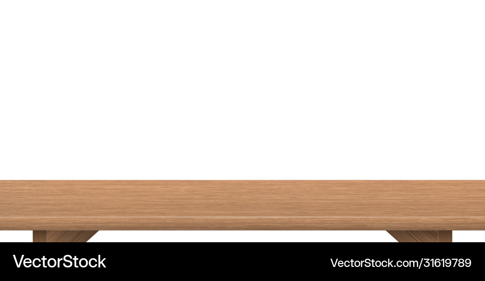 Wooden shelf Royalty Free Vector Image - VectorStock