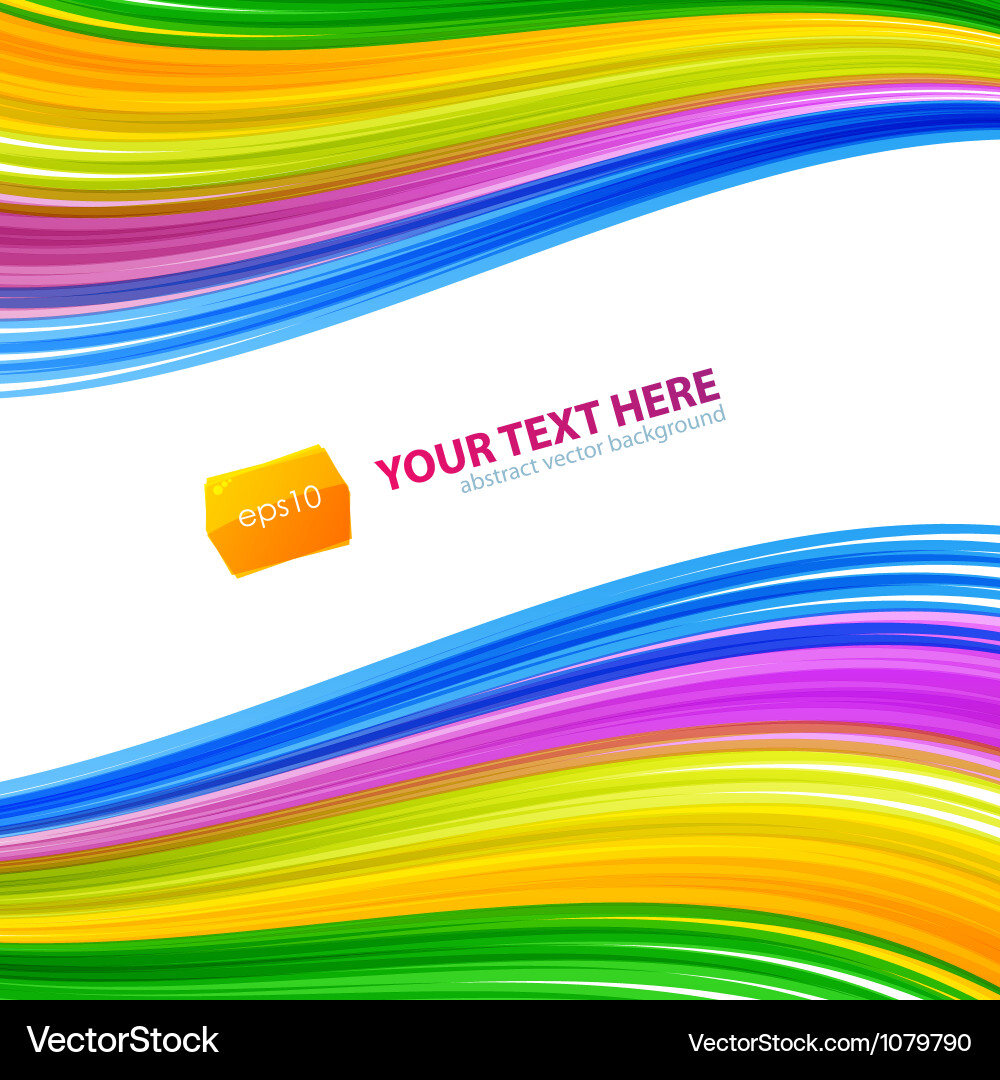 Rainbow lines background Royalty Free Vector Image