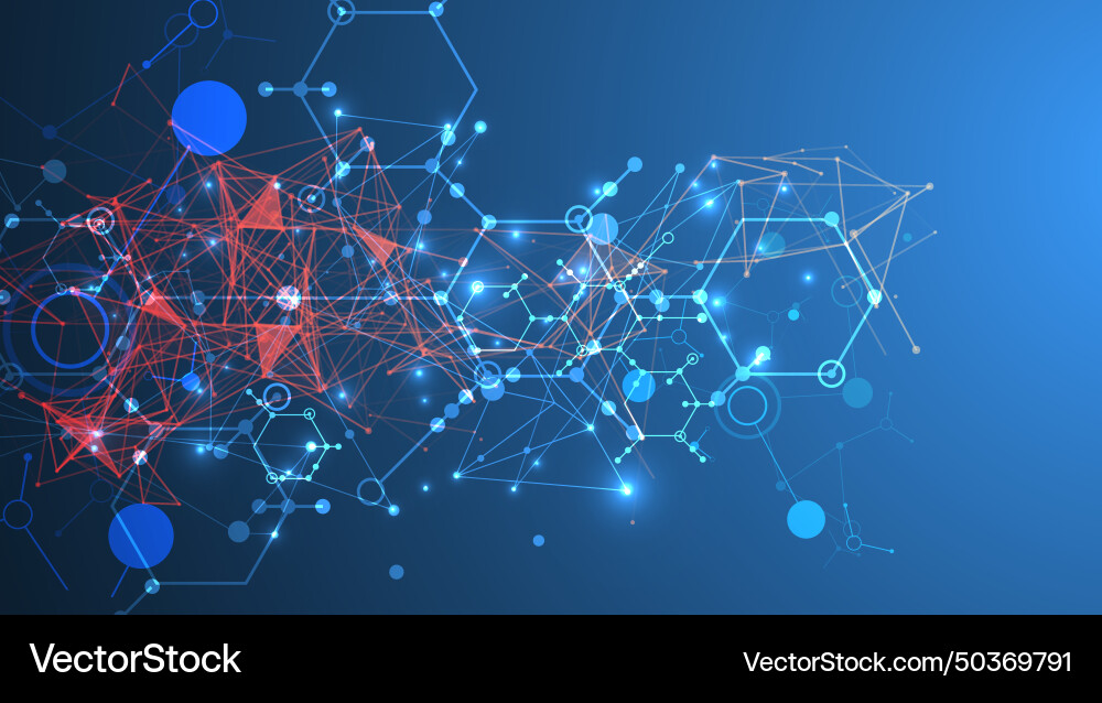 Abstract background on a scientific Royalty Free Vector