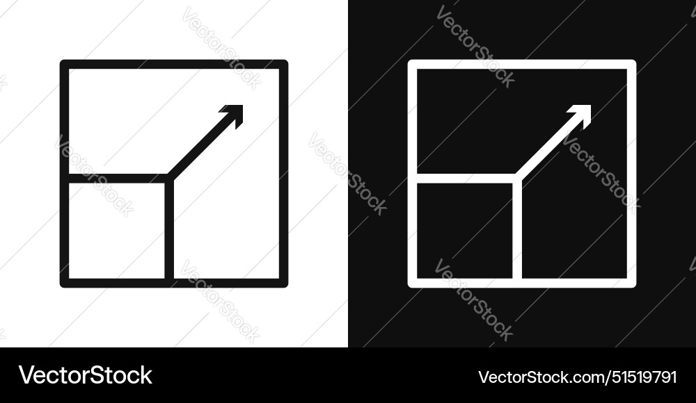 Resize icon Royalty Free Vector Image - VectorStock