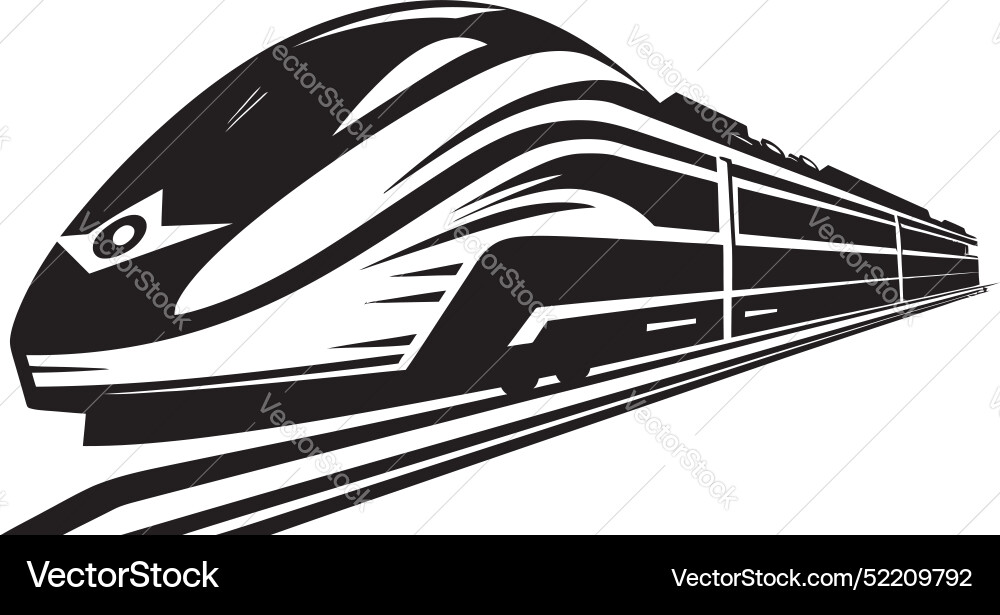 Swift streamline dynamic black logo for high Vector Image