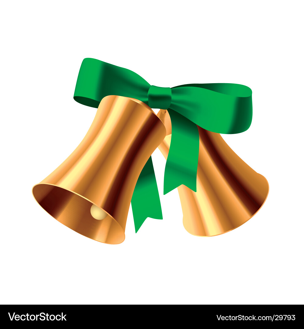 Christmas bell Royalty Free Vector Image - VectorStock