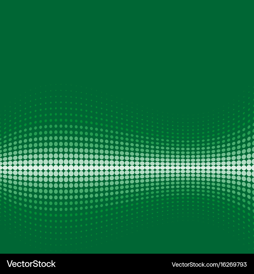 Halftone background green Royalty Free Vector Image