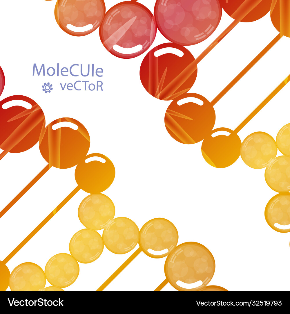 Molecules background eps 10 Royalty Free Vector Image