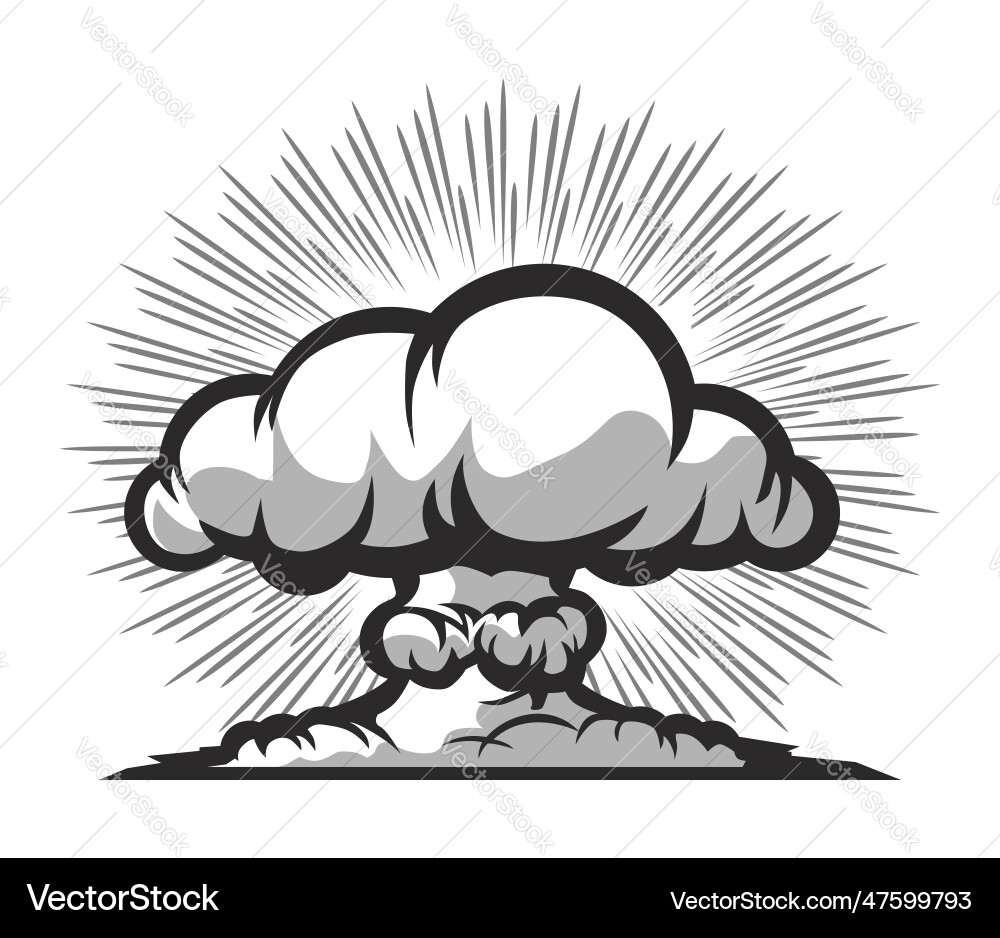 Explosion Cloud Clip Art Nuclear Explosion Mushroom Cloud Stock