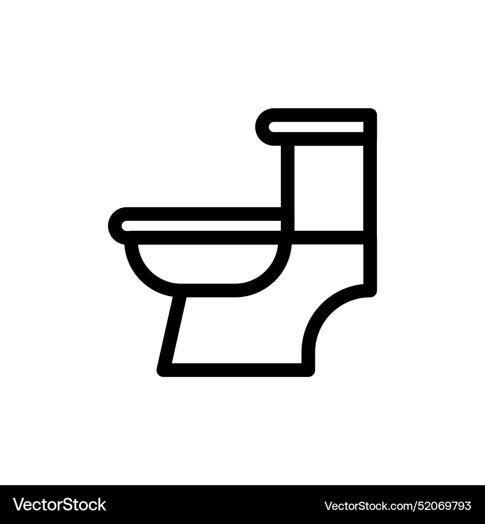 Rest room icon universal bathroom signage Vector Image