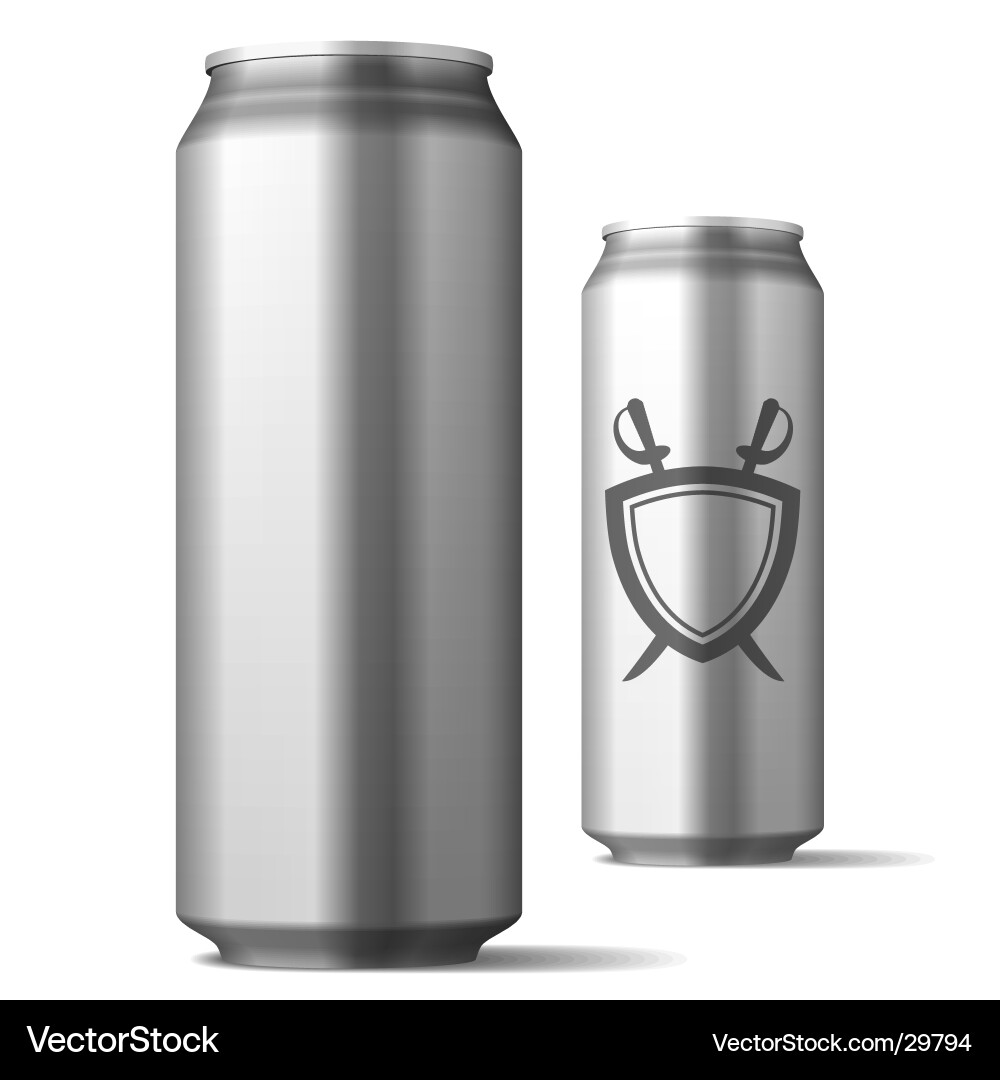 Can Royalty Free Vector Image - VectorStock