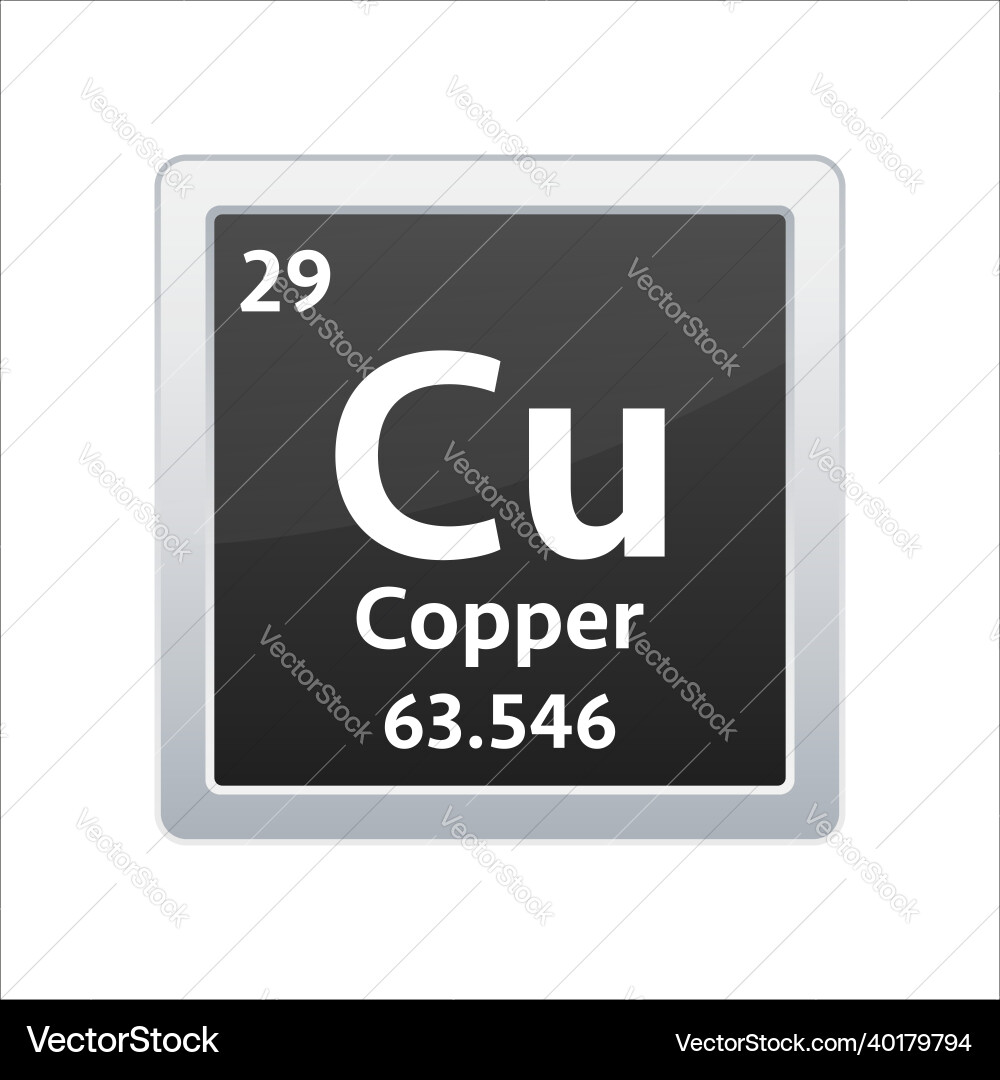 Chemical Element Copper Vector Images (over 450)