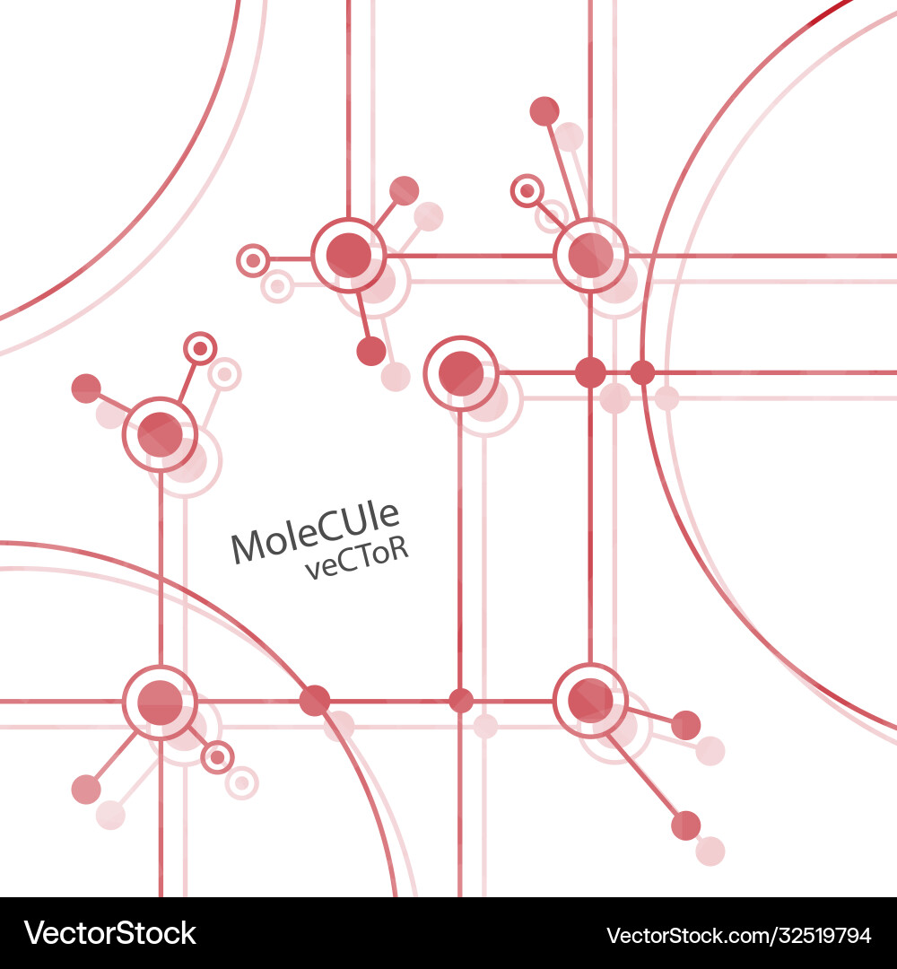 Molecules background eps 10 Royalty Free Vector Image