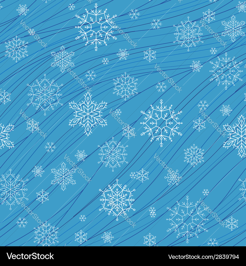 Pattern snow Royalty Free Vector Image - VectorStock