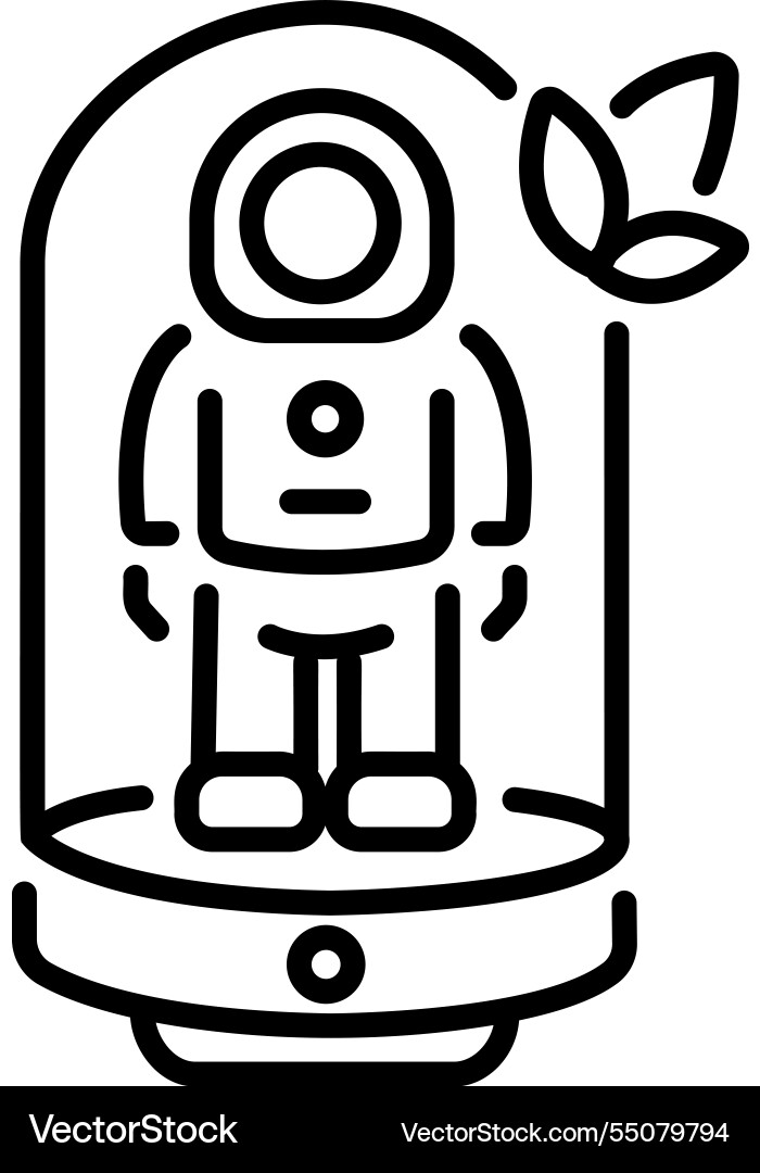 Space chamber Royalty Free Vector Image - VectorStock