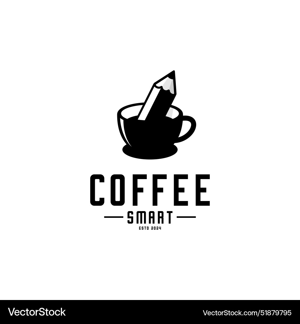 Coffee smart Royalty Free Vector Image - VectorStock