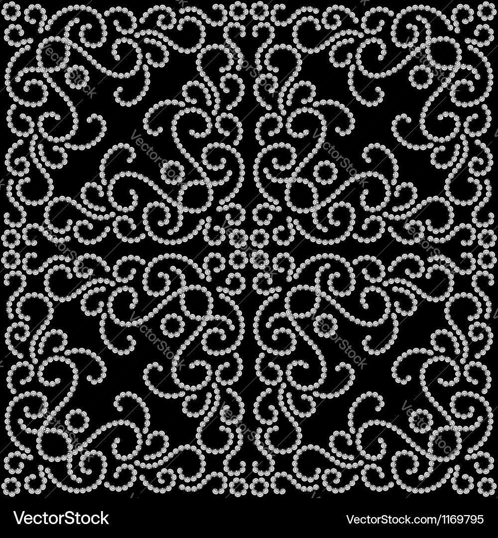 Dotted swirl pattern Royalty Free Vector Image