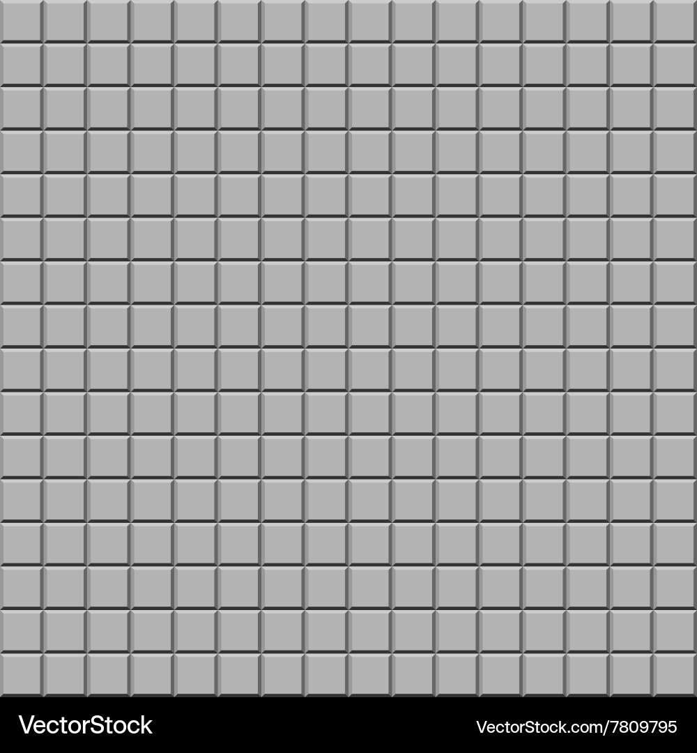 Gray tile texture seamless background Royalty Free Vector