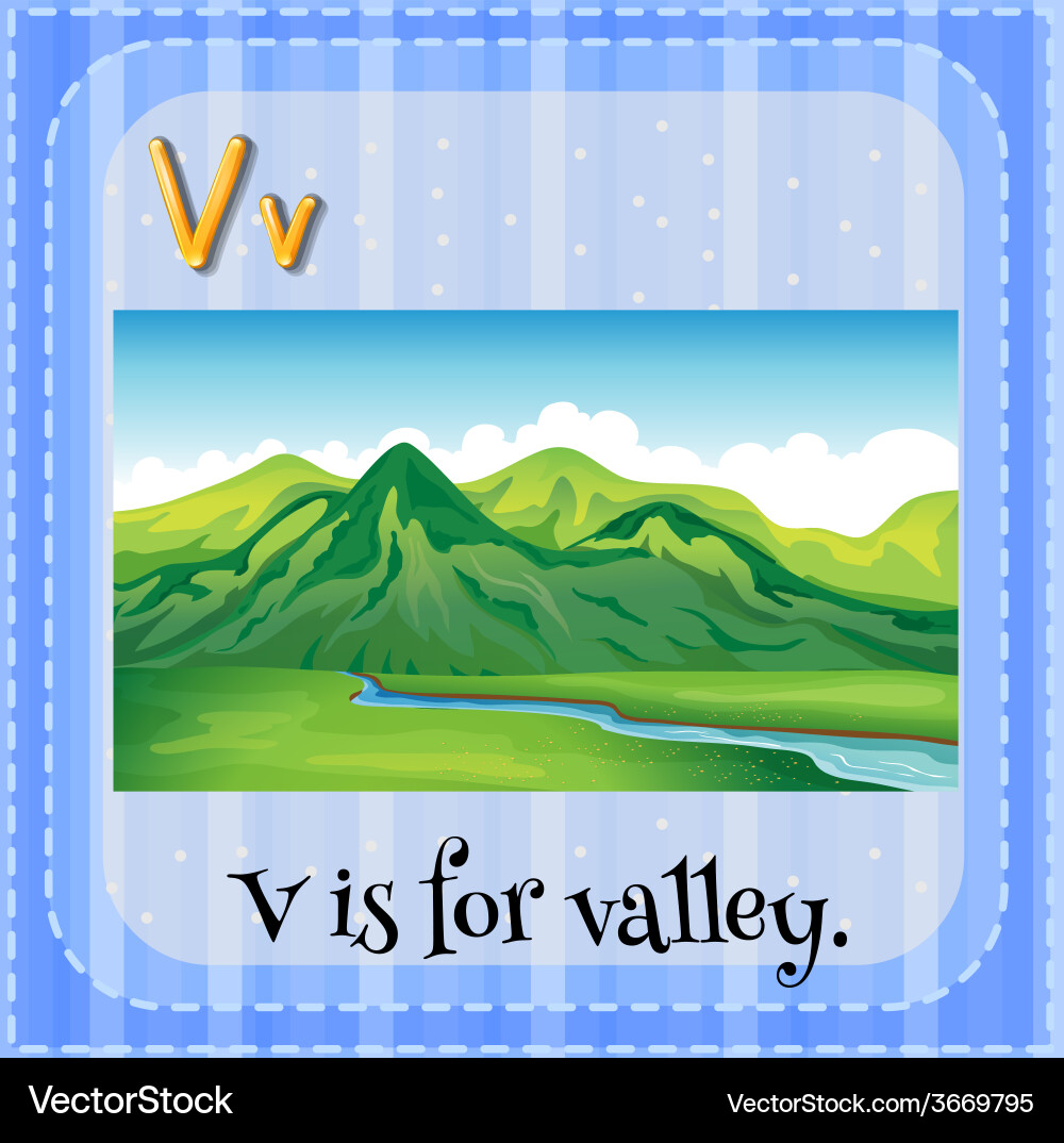 Letter v Royalty Free Vector Image - VectorStock