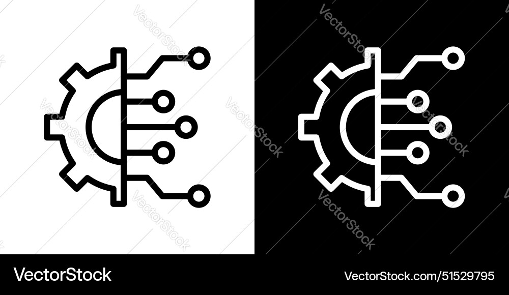 Transform icon set business fintech system symbol Vector Image