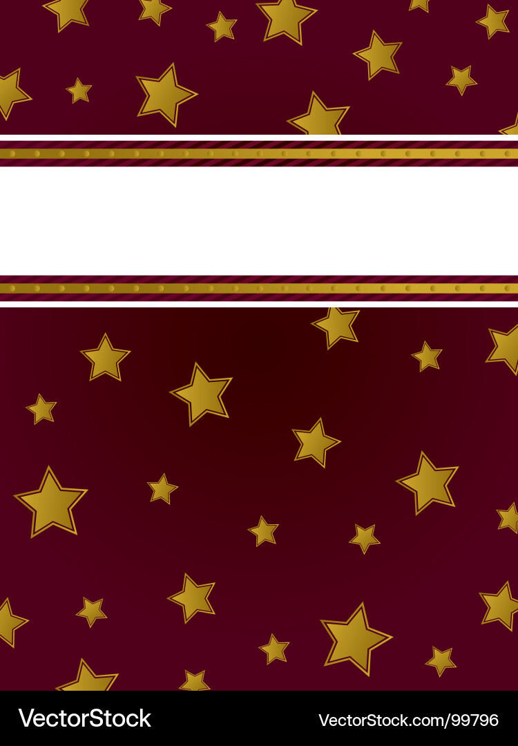 Gold star background Royalty Free Vector Image