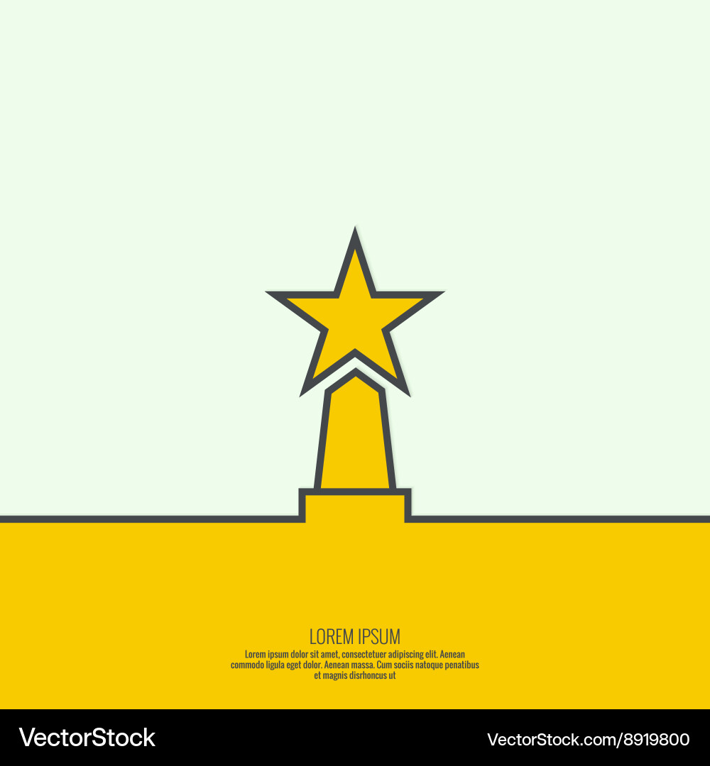 Award star winner Royalty Free Vector Image - VectorStock