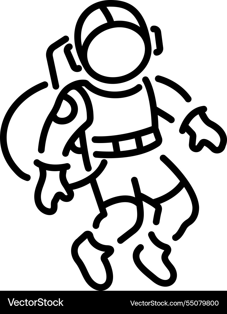 Space astronaut Royalty Free Vector Image - VectorStock