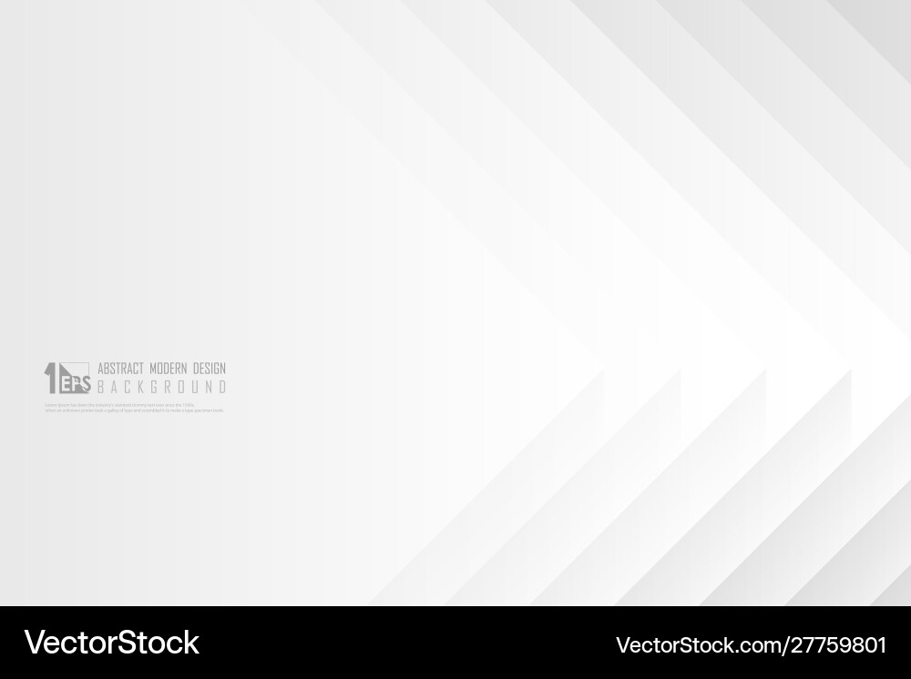 Abstract white square pattern design paper cut Vector Image