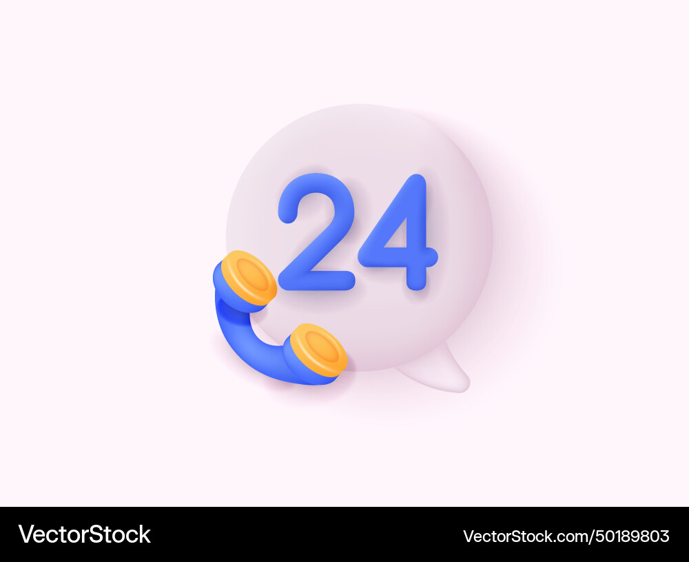 Call center online customer support contact us Vector Image