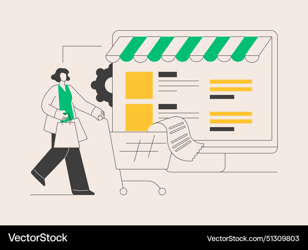 Consumer demand abstract concept Royalty Free Vector Image