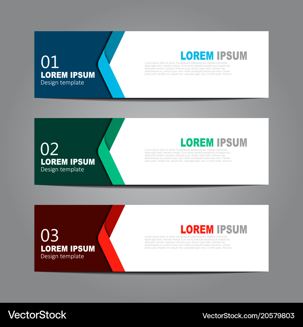 Design horizontal template flyer banner Royalty Free Vector