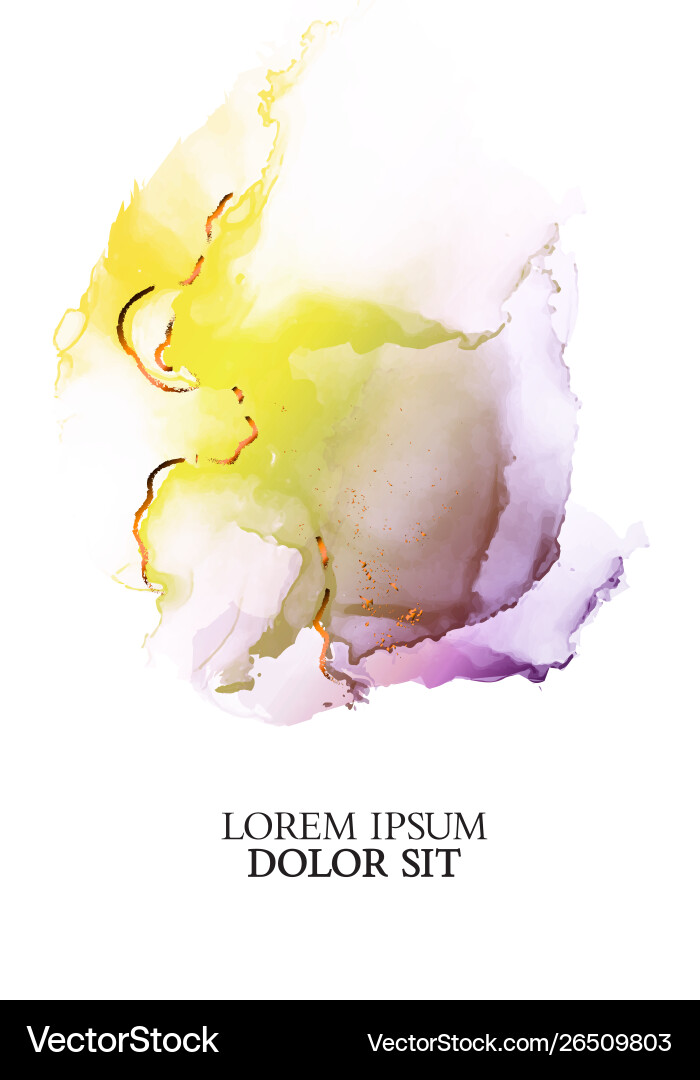 Flyer contrast yellow layout template Royalty Free Vector