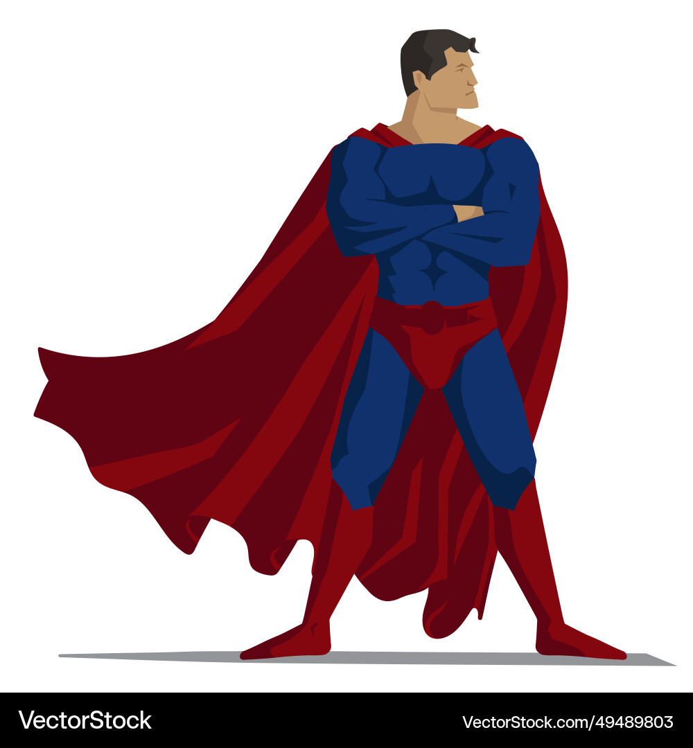 Man super hero Royalty Free Vector Image - VectorStock