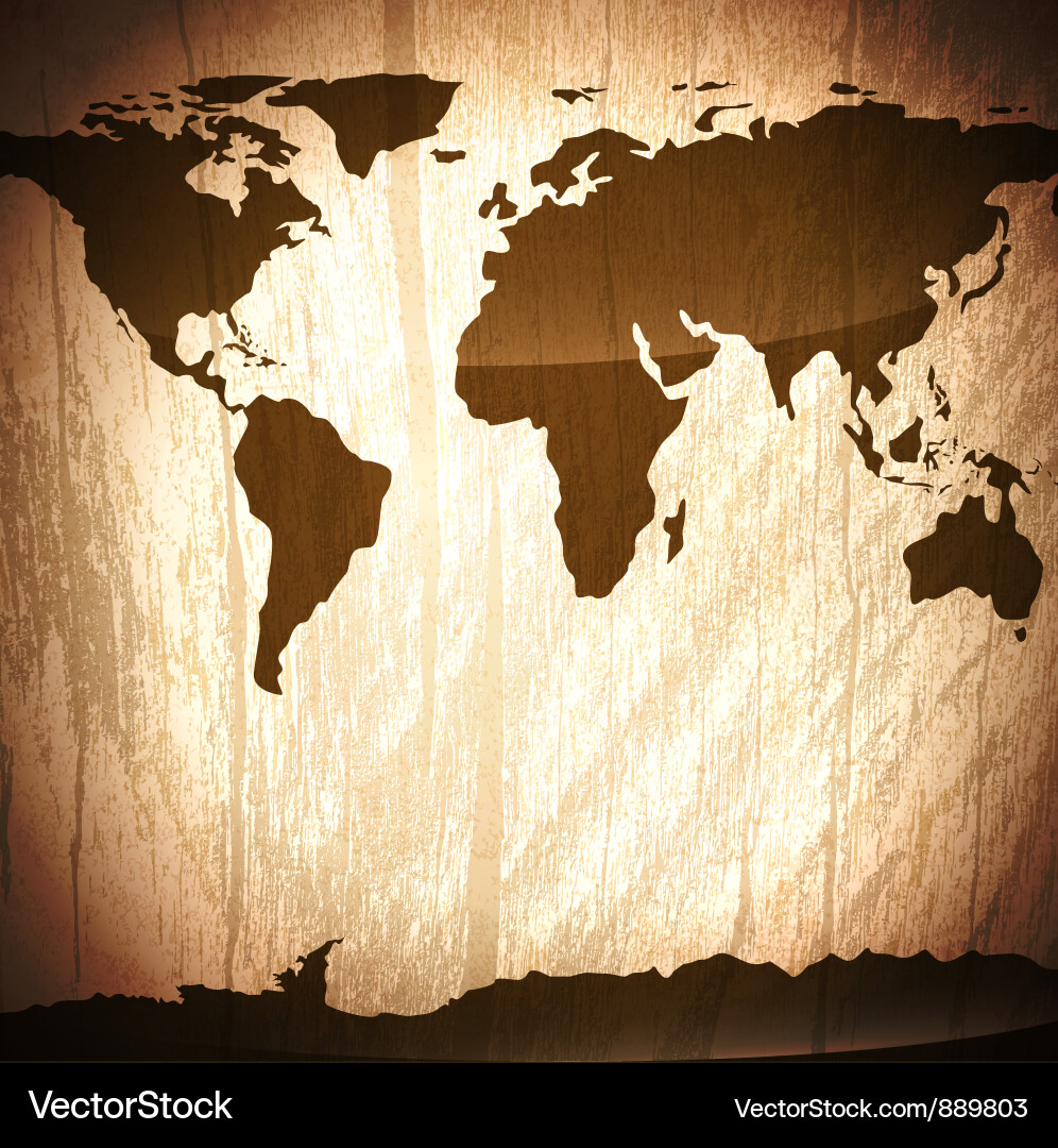 Map of World Rustic Vector Images (68)