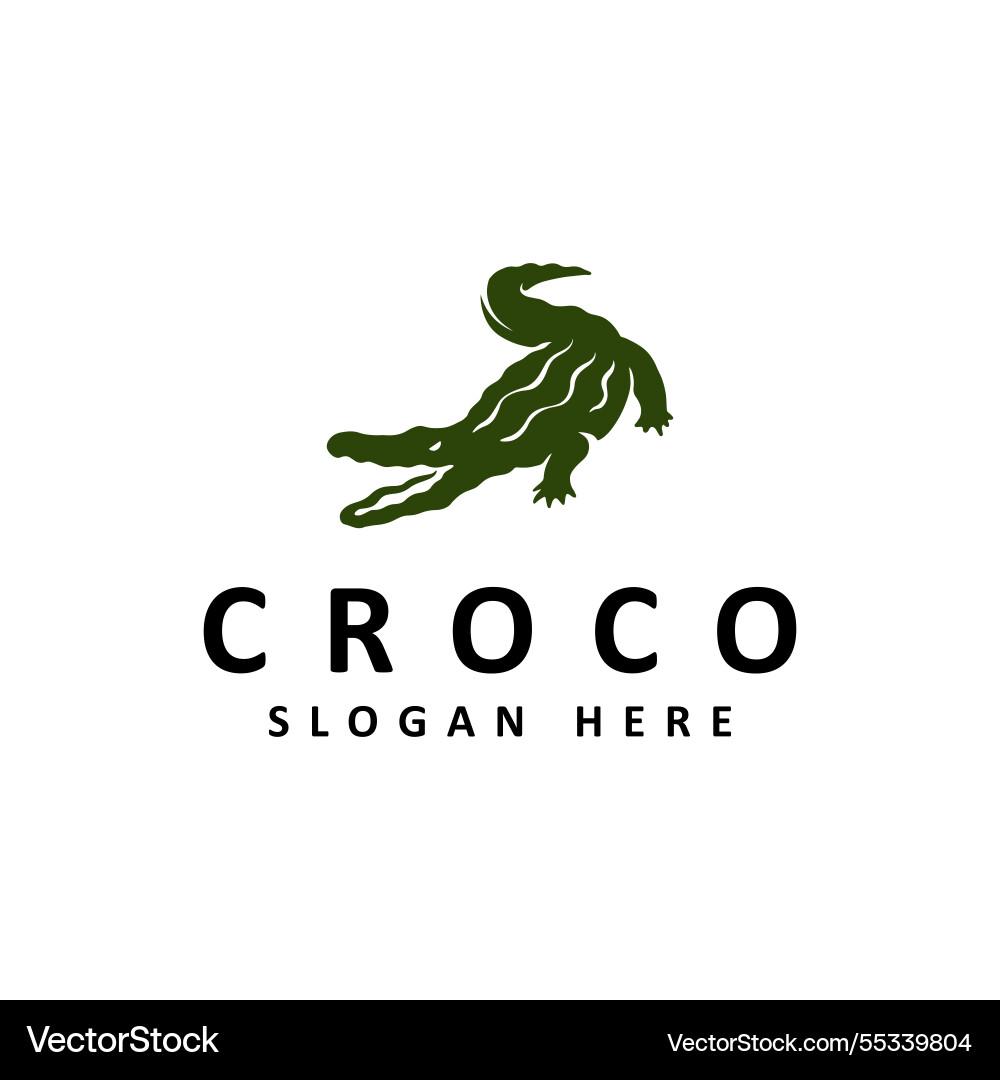 Crocodile logo Royalty Free Vector Image - VectorStock