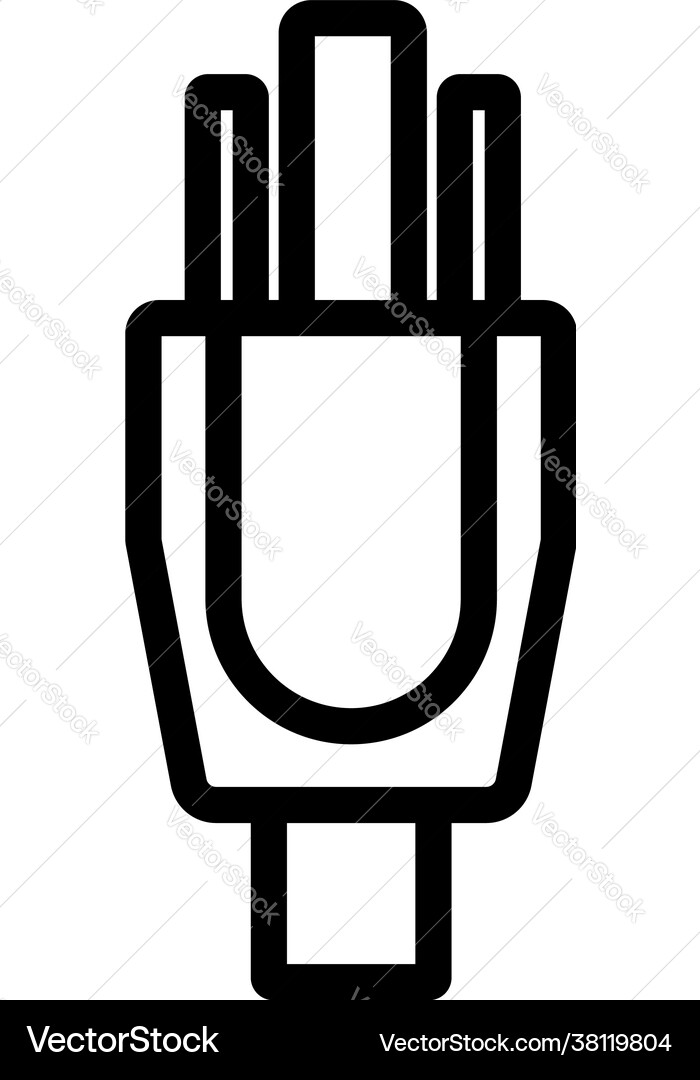 Electrical plug icon Royalty Free Vector Image