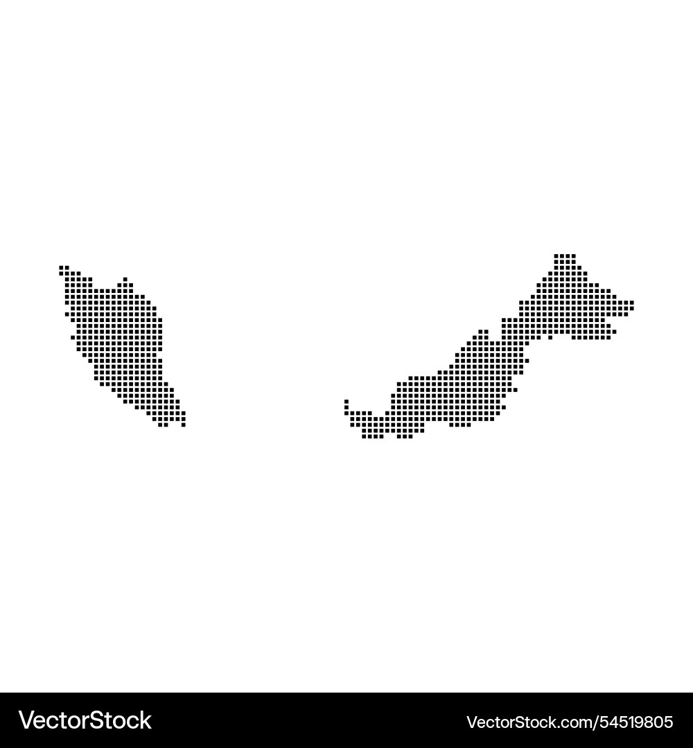 Malaysia map icon Royalty Free Vector Image - VectorStock