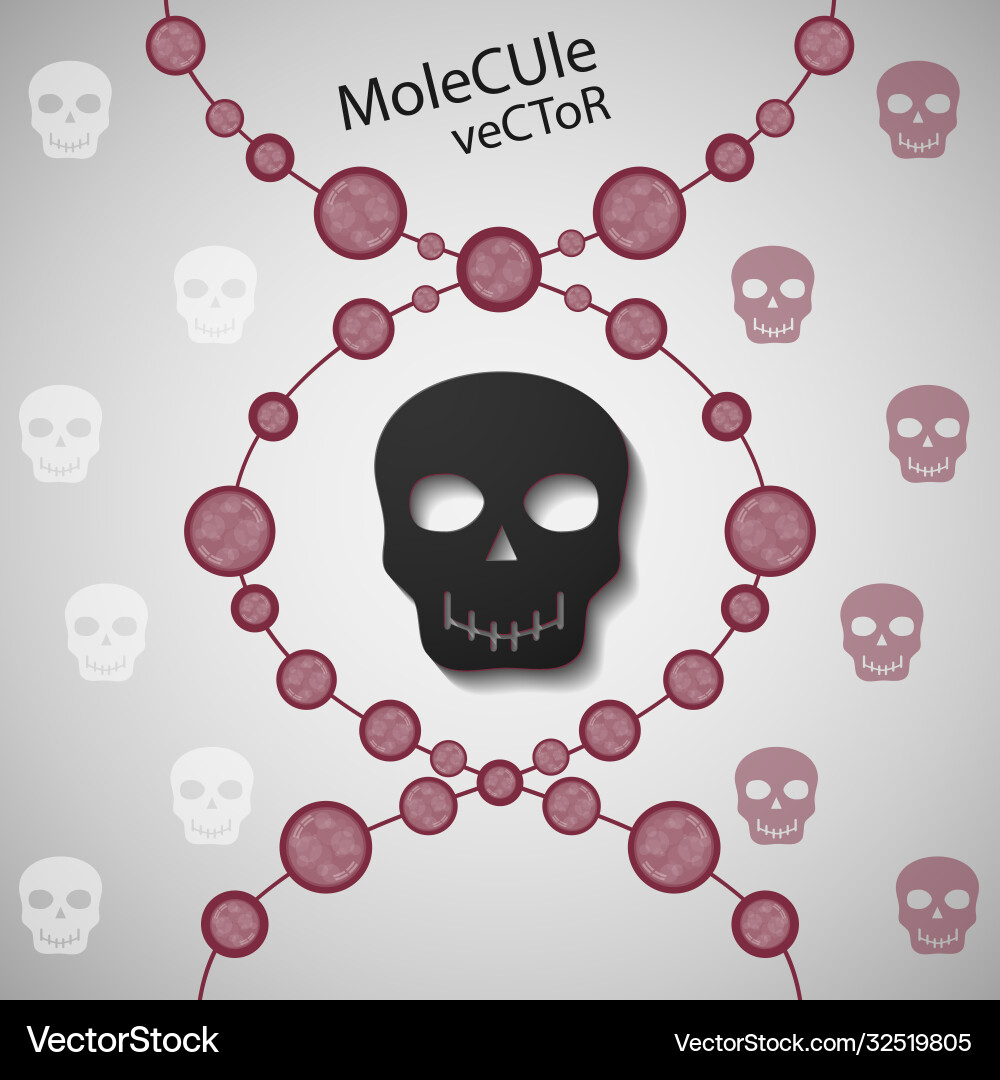 Molecules background eps 10 Royalty Free Vector Image