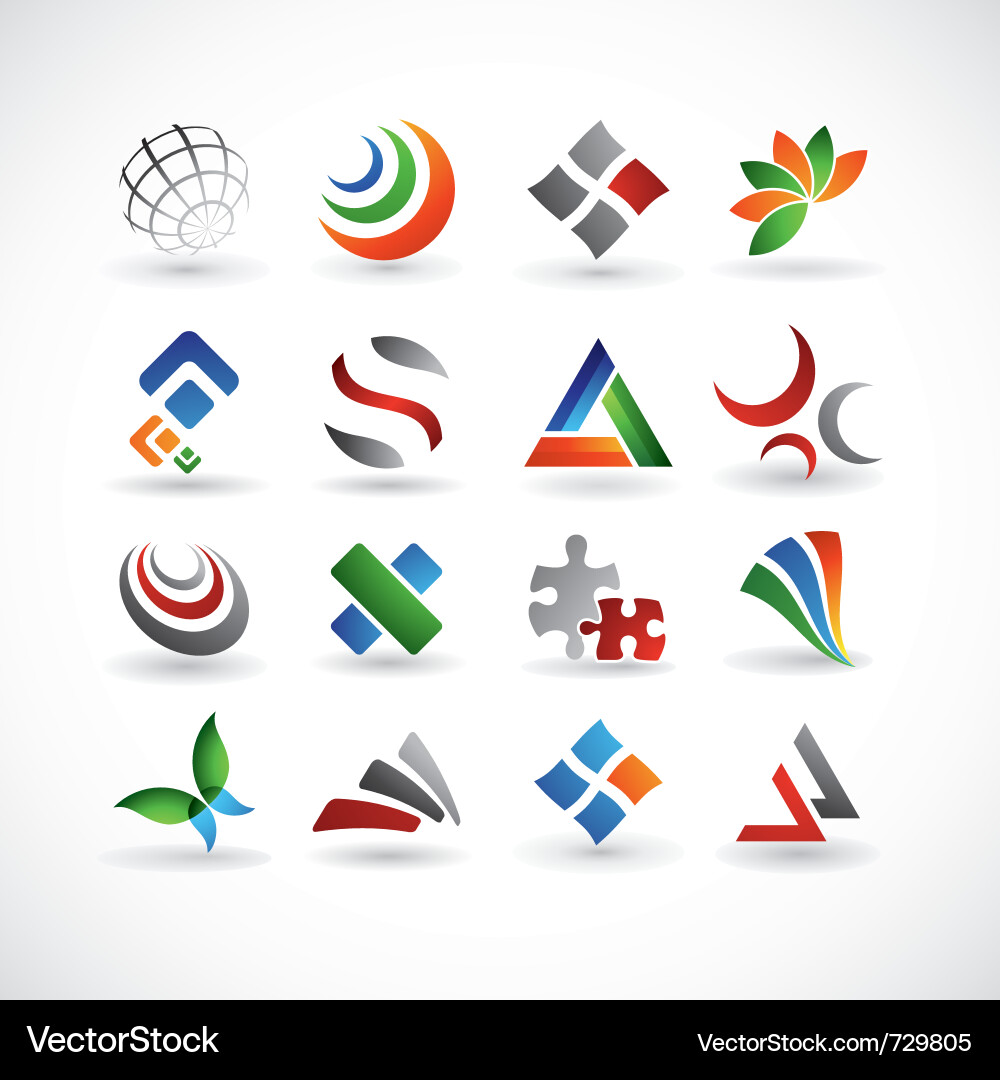 Various design elements Royalty Free Vector Image