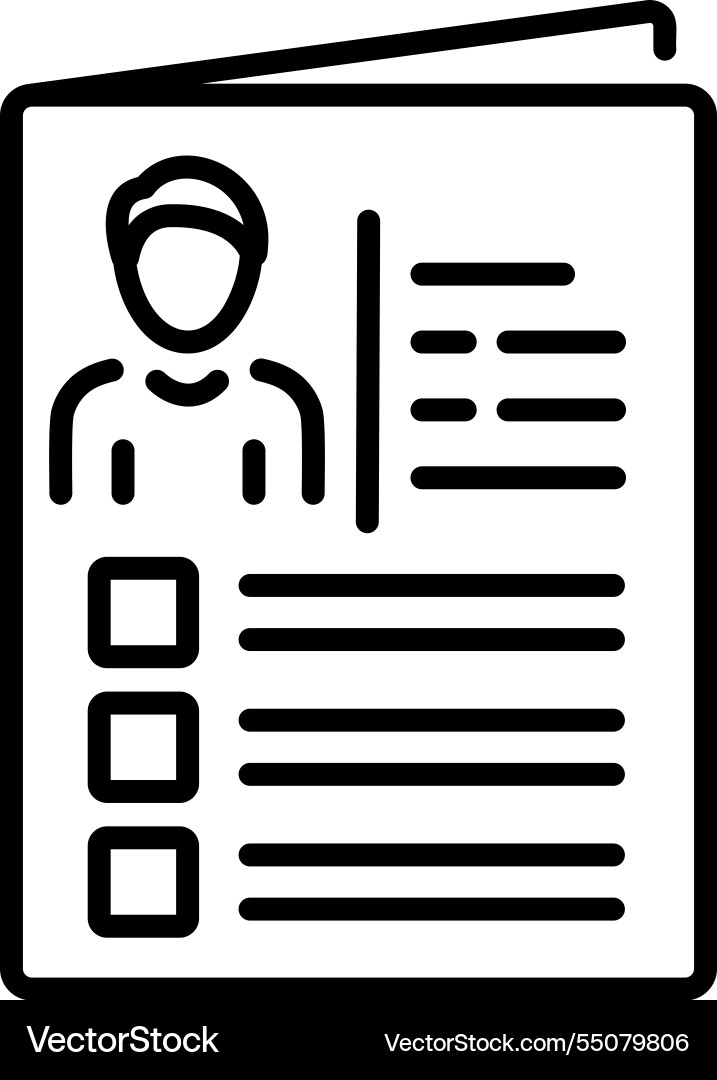 Curriculum Royalty Free Vector Image - VectorStock