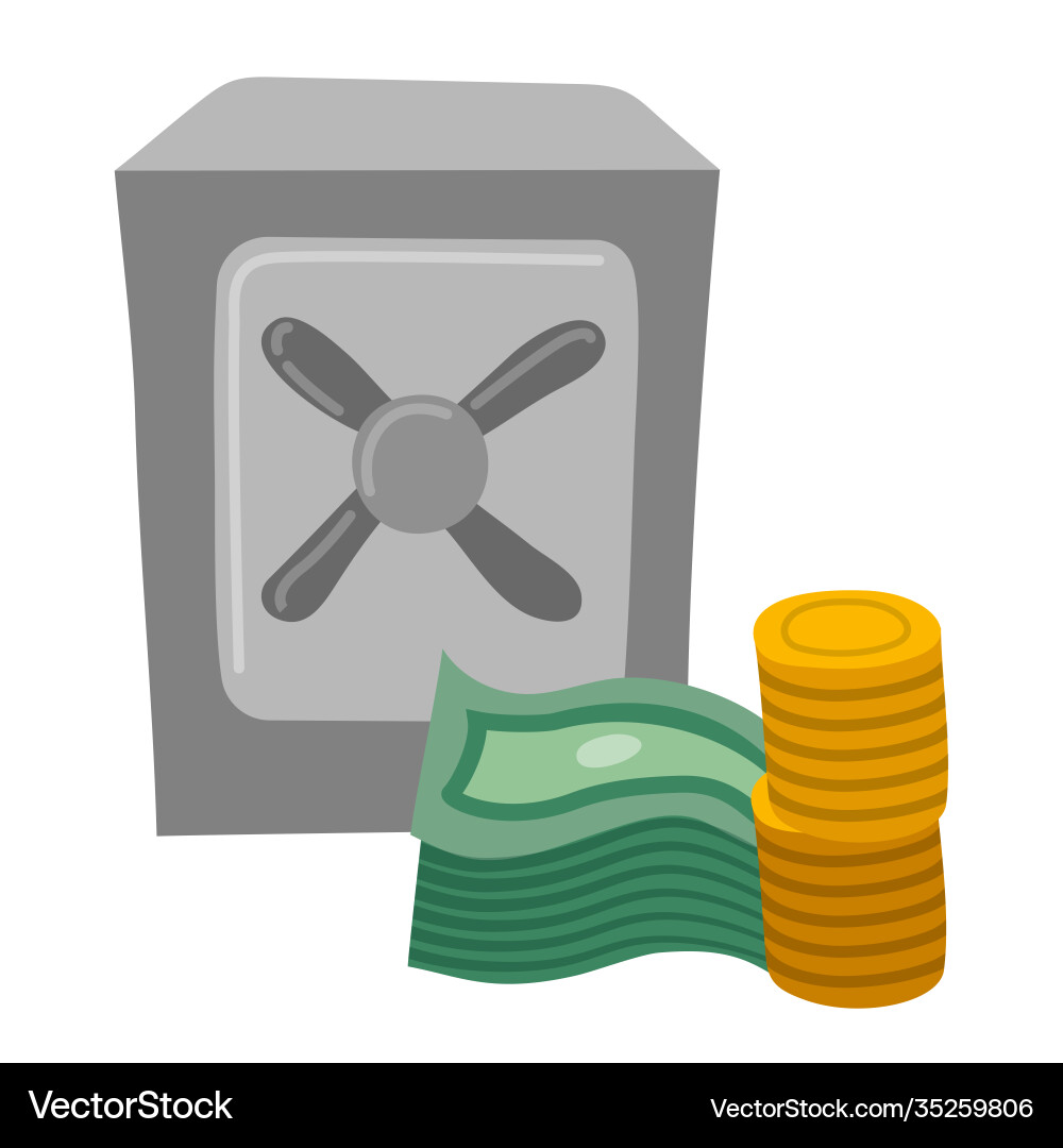 Financial savings icon Royalty Free Vector Image