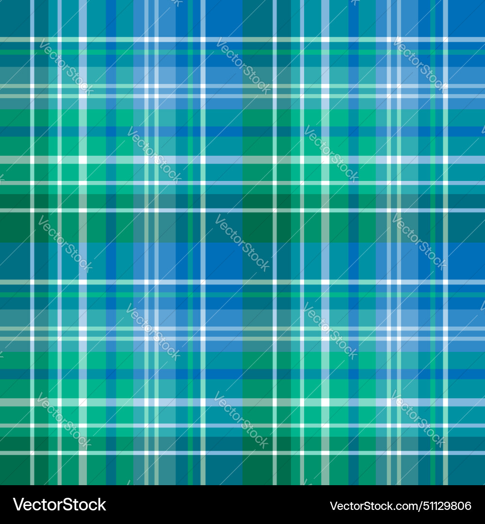 Seamless pattern in fantastic cold green blue and Vector Image