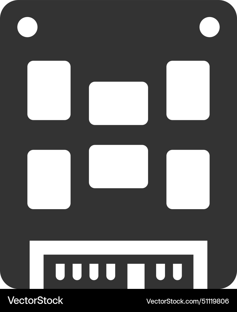 Solid state drive icon Royalty Free Vector Image Solid state drive icon Royalty Free Vector Image